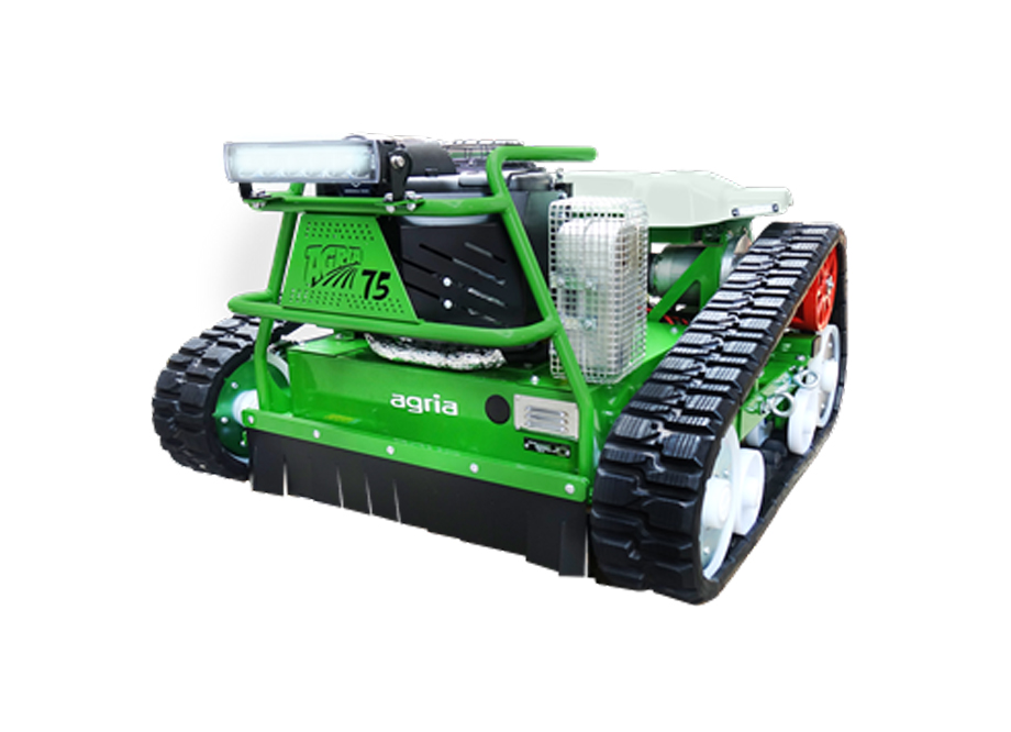 ROBOT SEGADOR TALUDES A CONTROL REMOTO B&S SERIES 8270-24,3HP- 80CM ...